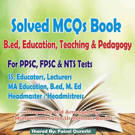 solved mcqs book for educator test | PDF