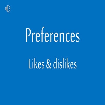 Preferences | PPTX