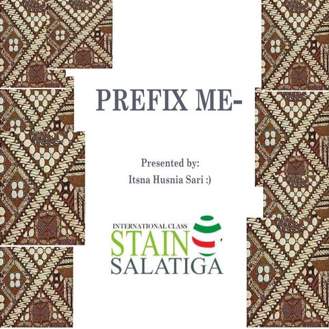 Prefiks me- | PPTX