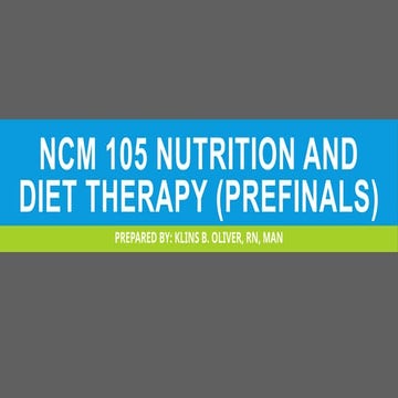 prefinals NCM 105 across the life span and nutrition counseling and ...
