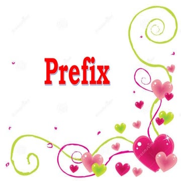 Prefix | PPTX