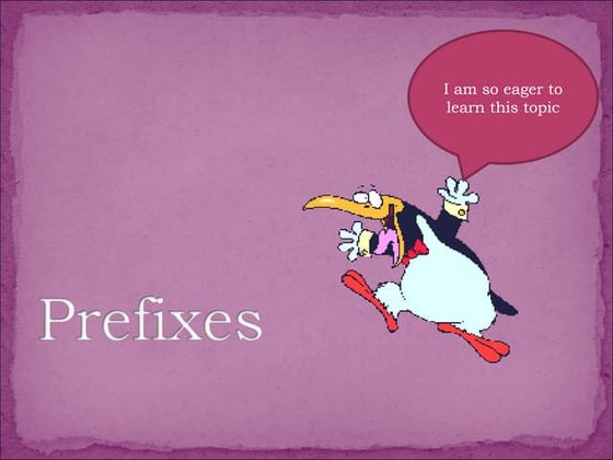 Prefixes | PPT