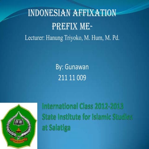 Prefix me-group | PPTX
