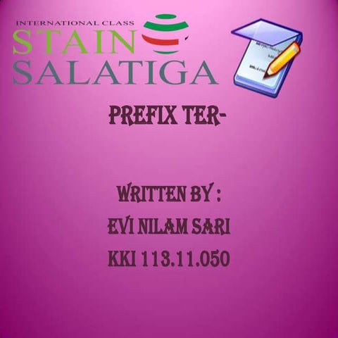Prefix ter | PPTX