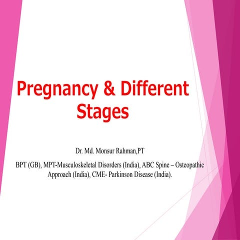 Pregnancy & Different Stages | PPTX