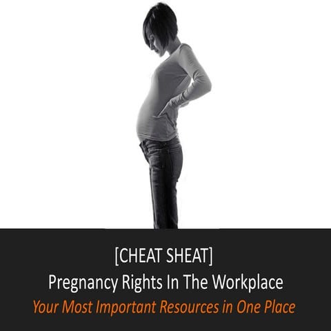 [Cheat Sheet] Pregnancy Workers Rights - Most Important Resources All ...