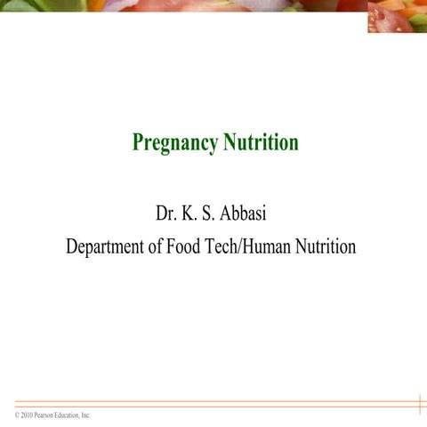 Nutrition during pregnancy | PPT