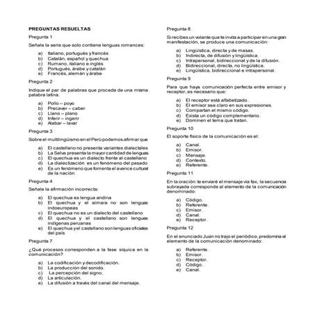 Pregunta 1lenguaje 2015 | DOCX