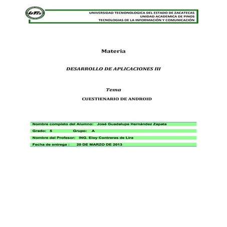 Preguntas android | DOC