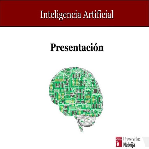 PREGUNTAS inteligencia artificial univ Nebrija | PDF