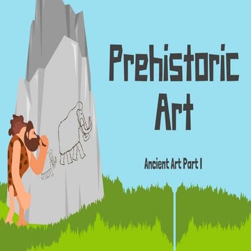 Prehistoric Art Pdf