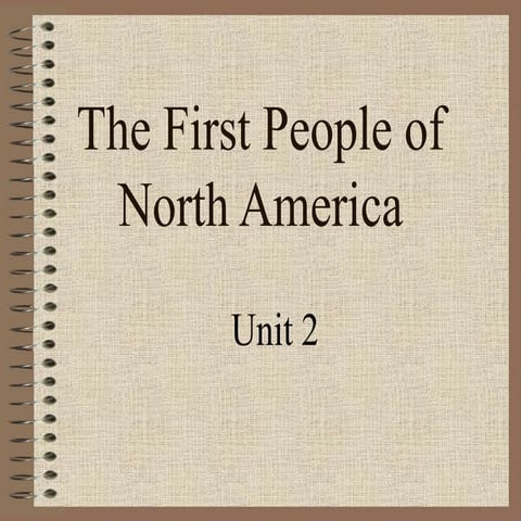 Prehistoric americans part 1 | PPT