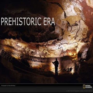 Prehistoric era | PPTX