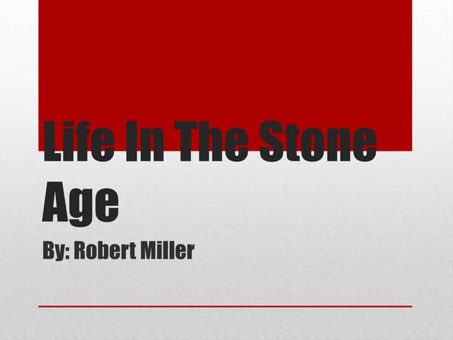 Palaeolithic and neolithic ages | PPT
