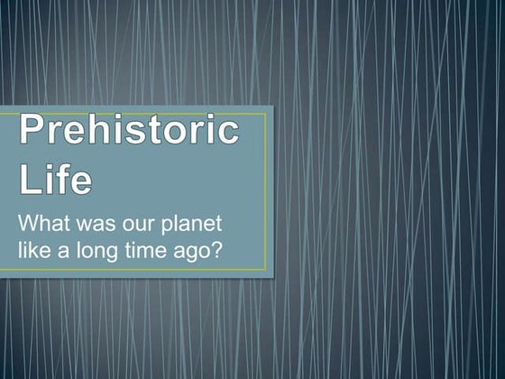 Prehistory project | PPT
