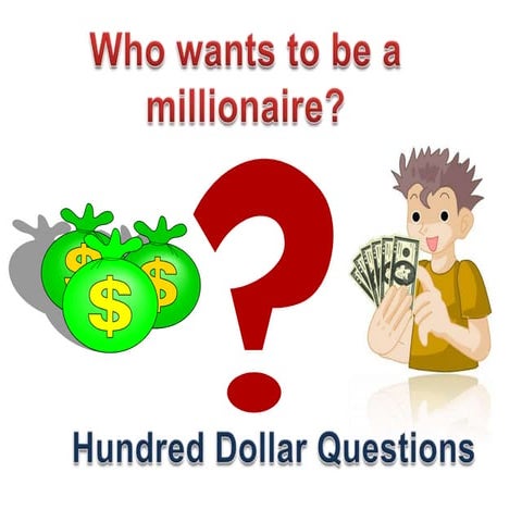 Millionaire game - preintermediate review | PPT