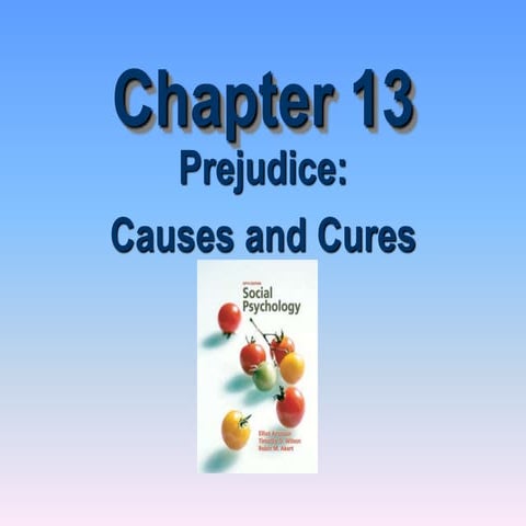 Prejudice chapter 13.ppt