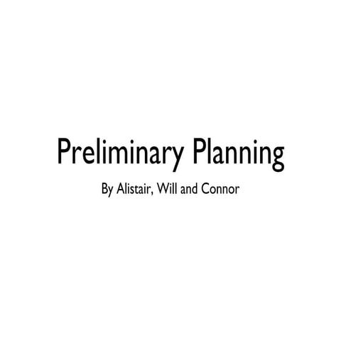 Preliminary | PPT | Video Production | Content Production