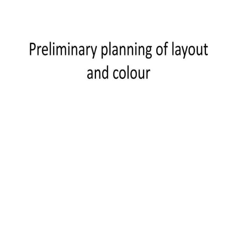Preliminary Planning | PPT