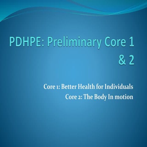 Pdhpe notes for 2019 studies sefton high school | PDF