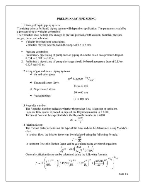 Flow charts for pipes | PDF