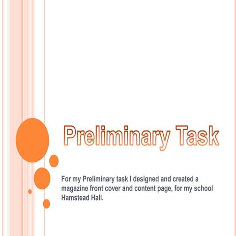 Preliminary Task | PPTX
