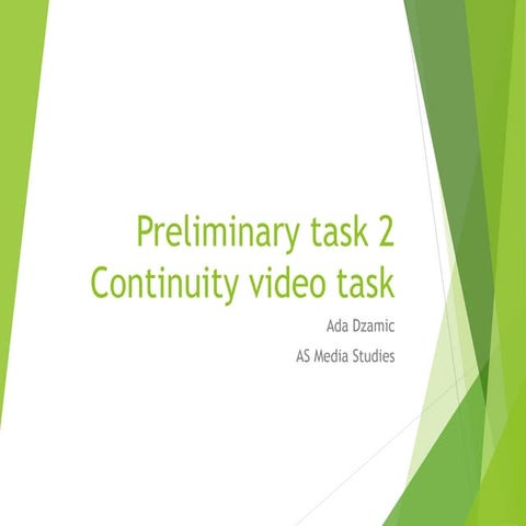 Preliminary Task 2 | PPT