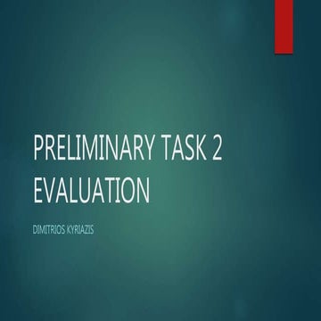 Preliminary task 2 — continuity sequence | PPTX