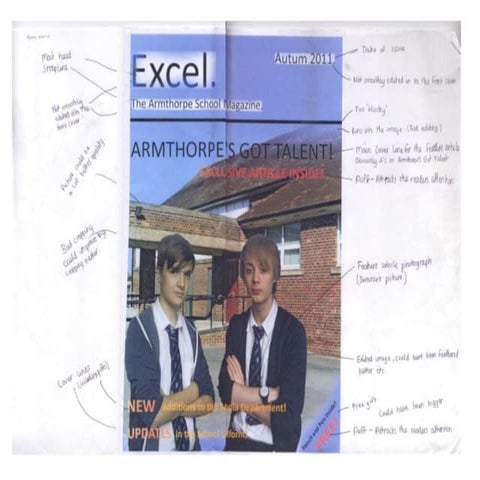 A-Level Media Studies - Preliminary Task Evaluation | PPTX