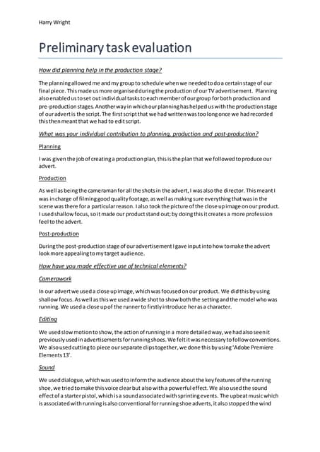 Story board Evaluation | PPT