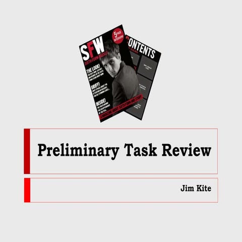Preliminary Task Review | PPTX