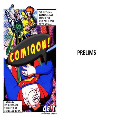 Prelims | PPTX | Comics and Graphic Novels | Books and Literature