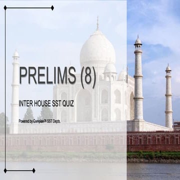 SST Quiz Prelims 8 | PPTX