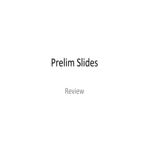 Prelim slides 1 | PPTX | Biological Sciences | Science