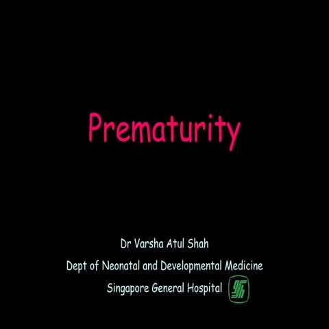 Prematurity | PPT
