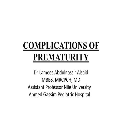Prematurity.pptx