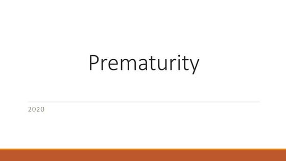 Prematurity (1).pptx
