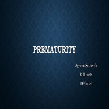 PREMATURITY (1).pptx