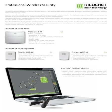 Texecom wireless --ricochet-leaflets | PDF