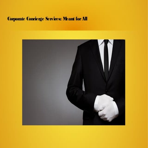 Concierge Services Training hospitality | PPTX