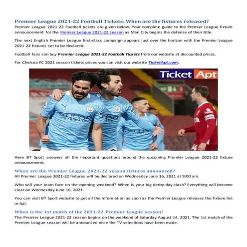 Premier league presentation | PPT