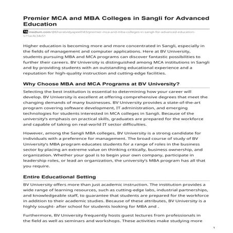 Premier MCA and MBA Colleges in Sangli for Advanced Education.docx