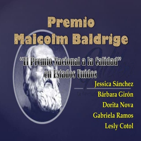 Premio malcolm baldrige | PPTX