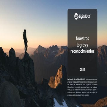 Nuestros logros y reconocimientos hasta 2024 | PDF