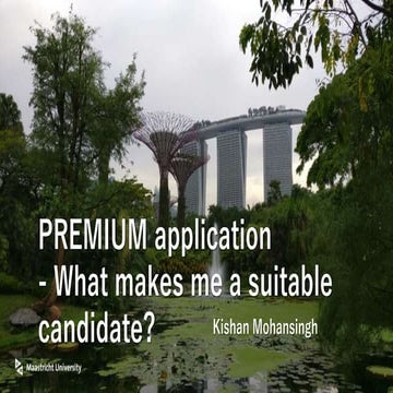 PREMIUM application presentation | PPTX