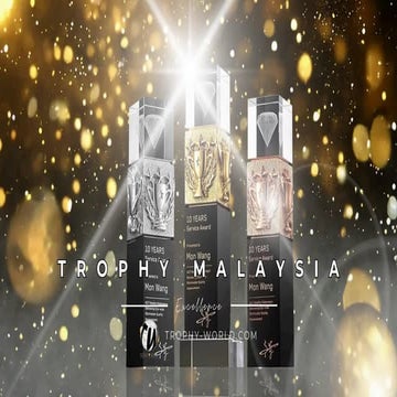 Premium Crystal Trophies at Trophy-World Malaysia | Custom Trophies ...