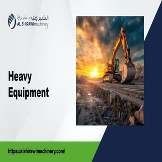 Premium Heavy Equipment in UAE Built for Power & Performance | PPTX