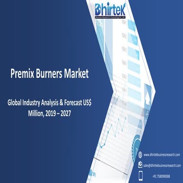 Premix burners market | PPT