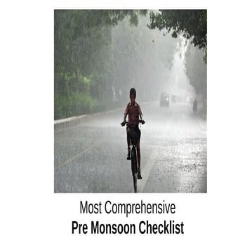 Pre monsoon checklist for Home, Health, Cars in India | ODP | Auto ...