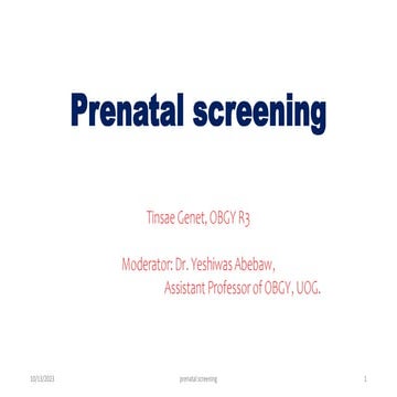 Prenatal screening.pptx